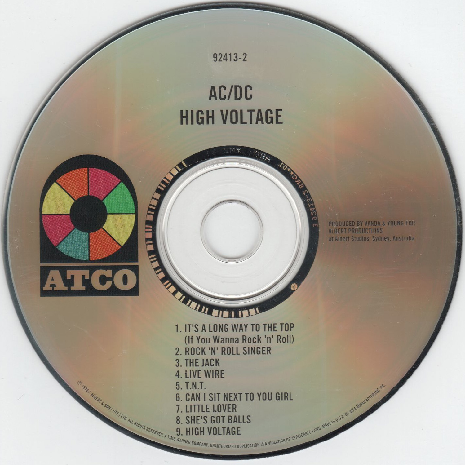 Ac Dc High Voltage (1976) : CD | CD Covers | Cover Century | Over 1.000 ...